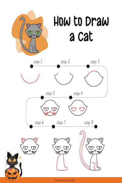 How To Draw The Halloween Characters - Sarah Lyn Gay