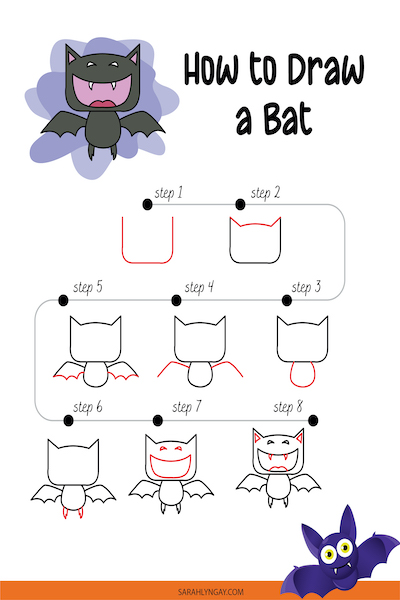 How To Draw The Halloween Characters - Sarah Lyn Gay